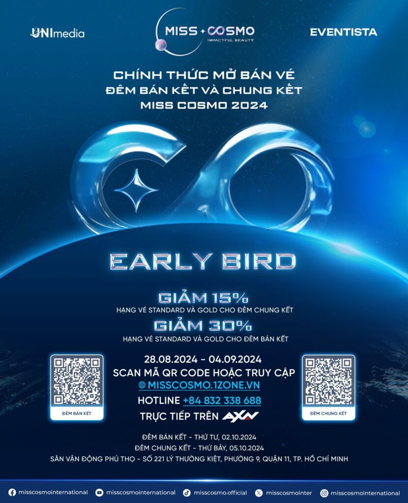 Miss Cosmo 2024 chính thức mở bán vé: Gía vài trăm ngìn đồng, có chính ...